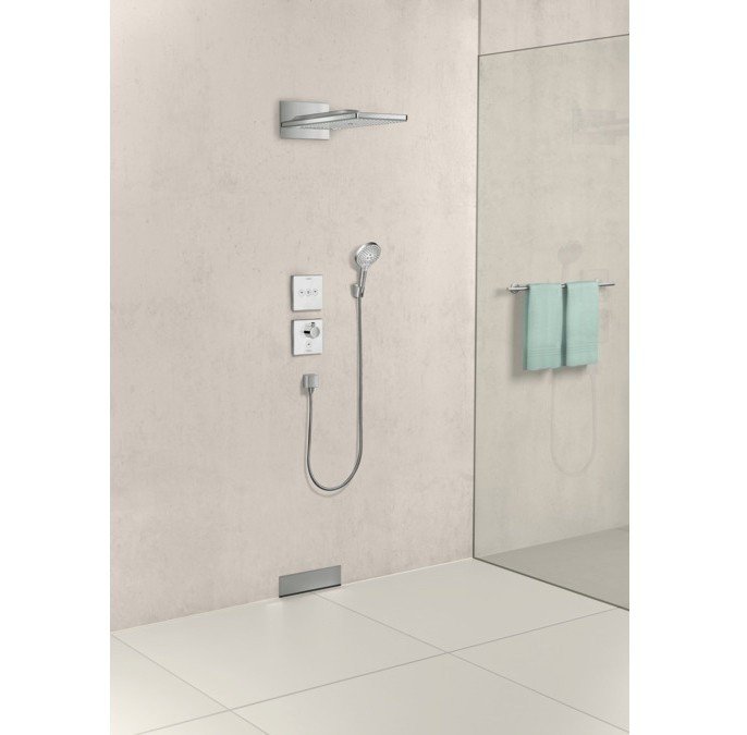 Верхний душ 24001400 Hansgrohe Rainmaker Select 580 (белый, хром), в ...