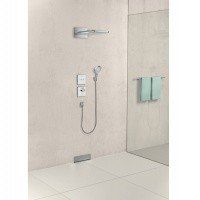 Верхний душ 24001400 Hansgrohe Rainmaker Select 580 (белый, хром ...