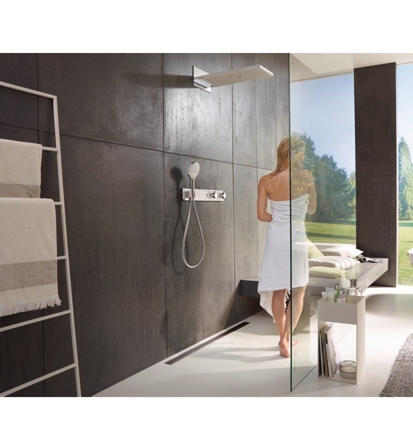 Верхний душ 24001400 Hansgrohe Rainmaker Select 580 (белый, хром ...