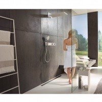Верхний душ 24001400 Hansgrohe Rainmaker Select 580 (белый, хром ...