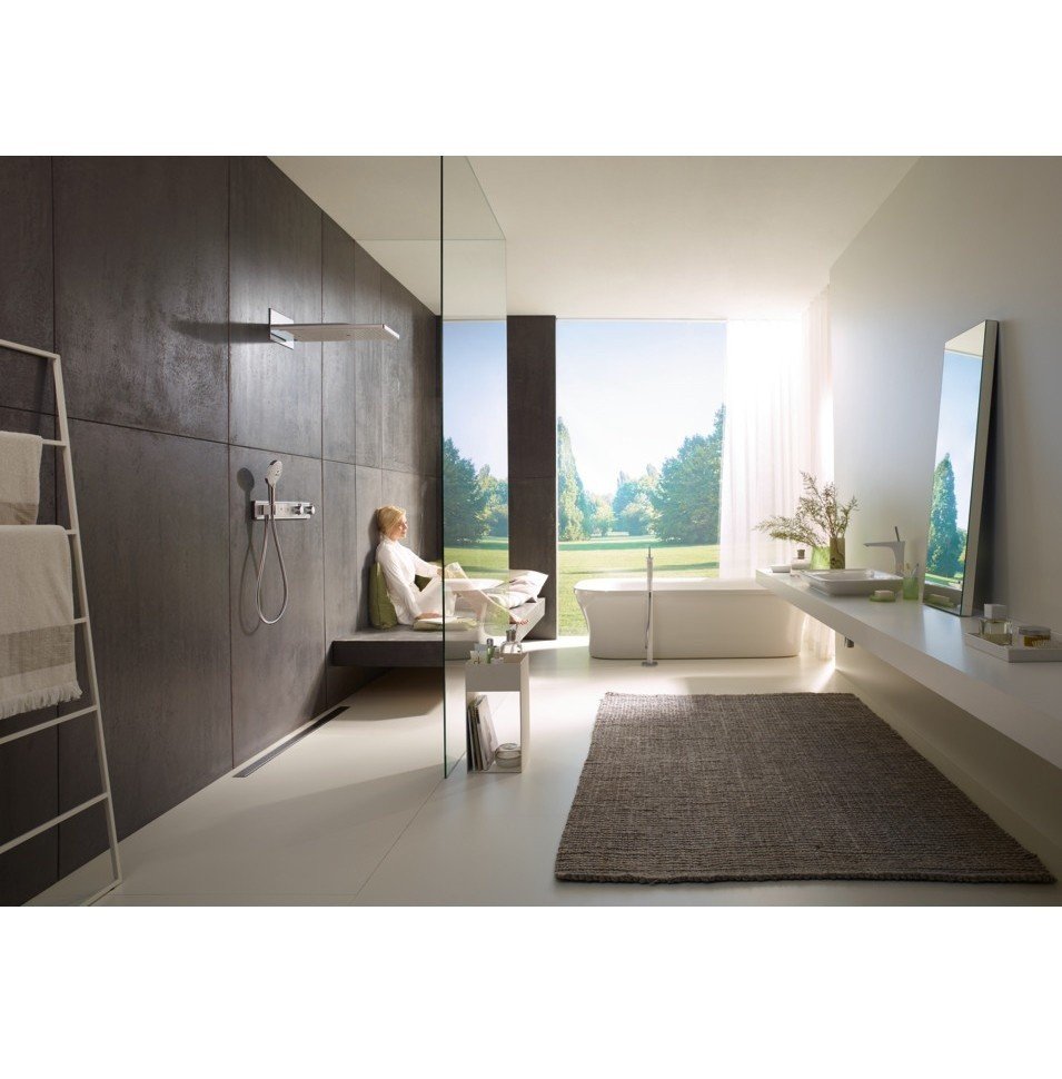 Верхний душ 24001400 Hansgrohe Rainmaker Select 580 (белый, хром ...