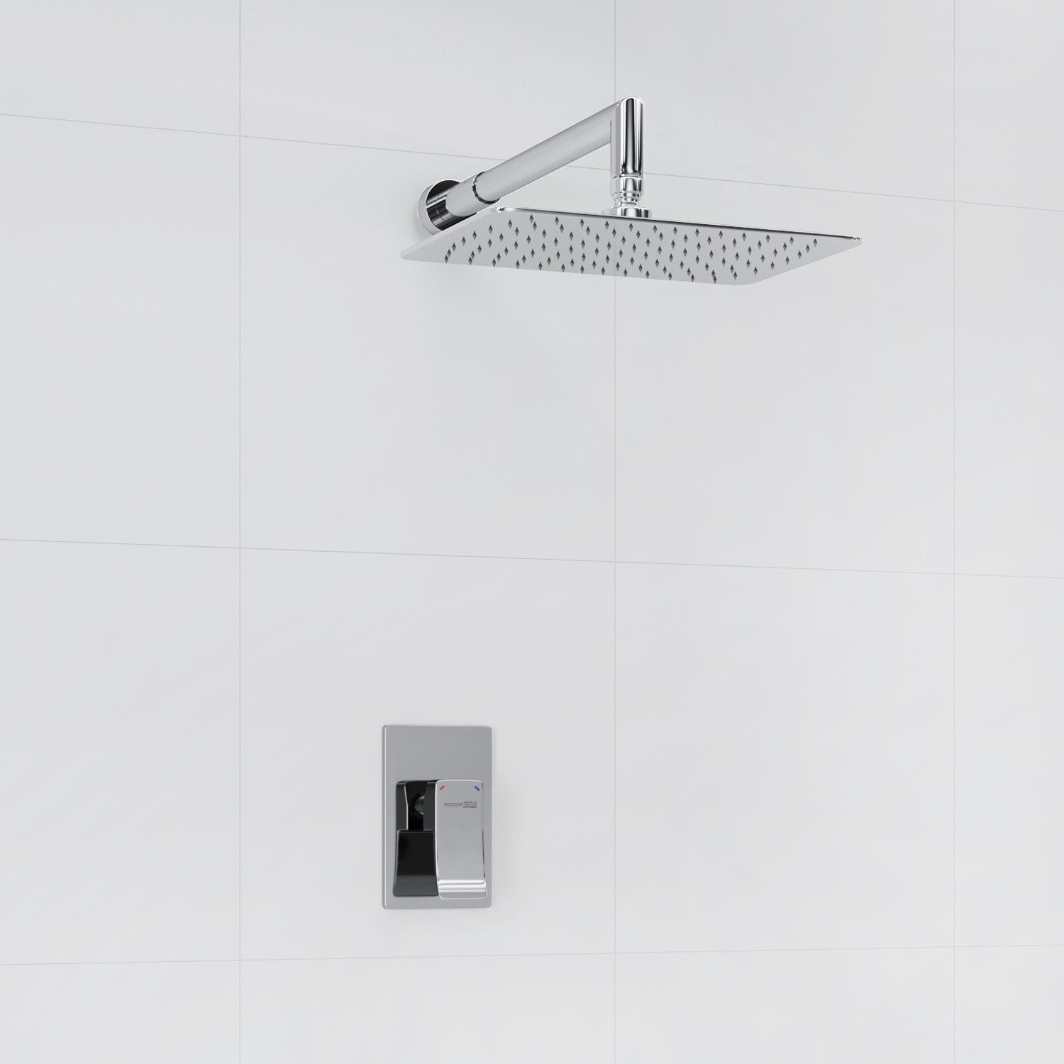 WasserKRAFT Aller A12669 Душевая система - комплект со смесителем (хром ...