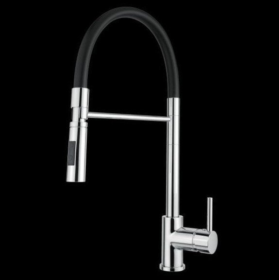 Alveus Lyra-S 1132184 Смеситель для кухни высокий с вытяжной лейкой ...
