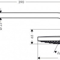 Hansgrohe Raindance Select S 240 2jet EcoSmart 26470400 Верхний душ с ...