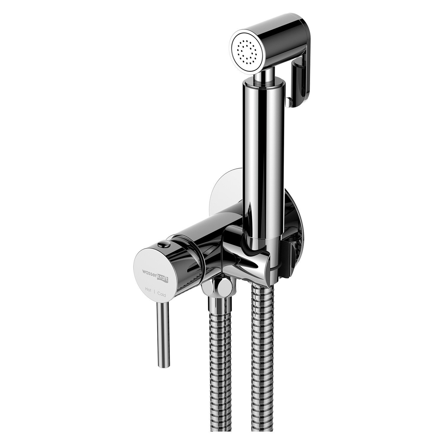 WasserKRAFT A70138 Гигиенический душ - комплект со смесителем (хром ...