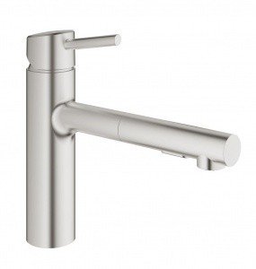 Смеситель для кухни с выдвижной лейкой 31129DC1 Grohe Concetto ...