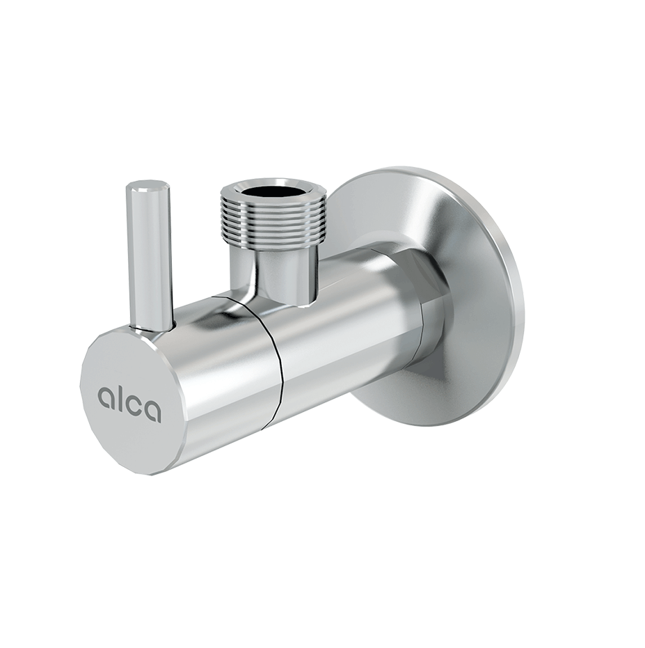 AlcaPlast ARV003 Угловой вентиль для подключения смесителя ½ * ½ (хром ...
