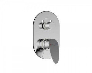 Bravat Drop P69190C-2-RUS Смеситель встраиваемый в стену (2-функц ...