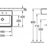 Villeroy&Boch Memento 51355001 Раковина (альпийский белый), в магазине ...