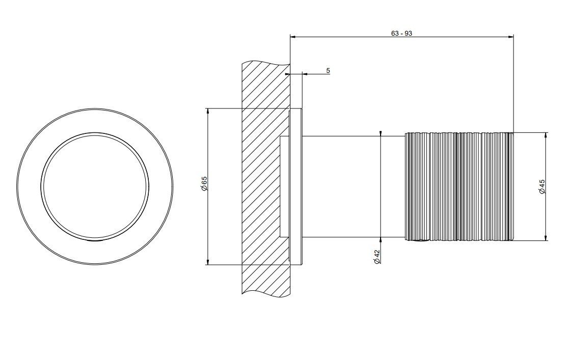 Gessi Habito Trame 70399.031 Смеситель для душа - внешняя часть (хром ...