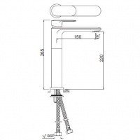 Jaquar Opal Prime OPP-CHR-15005BPM Смеситель для раковины, в магазине ...