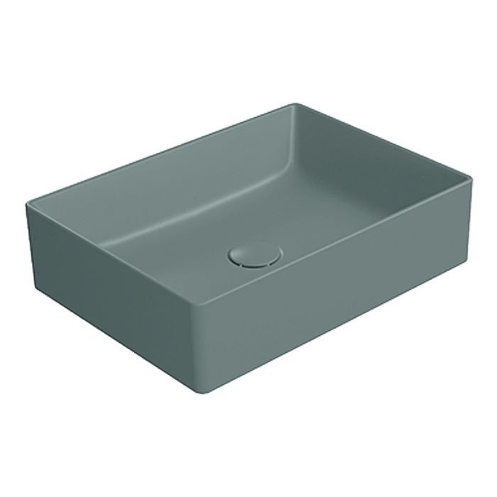 GSI Kube X 942904 Раковина накладная 50*37 см (Agave Matte), в магазине ...