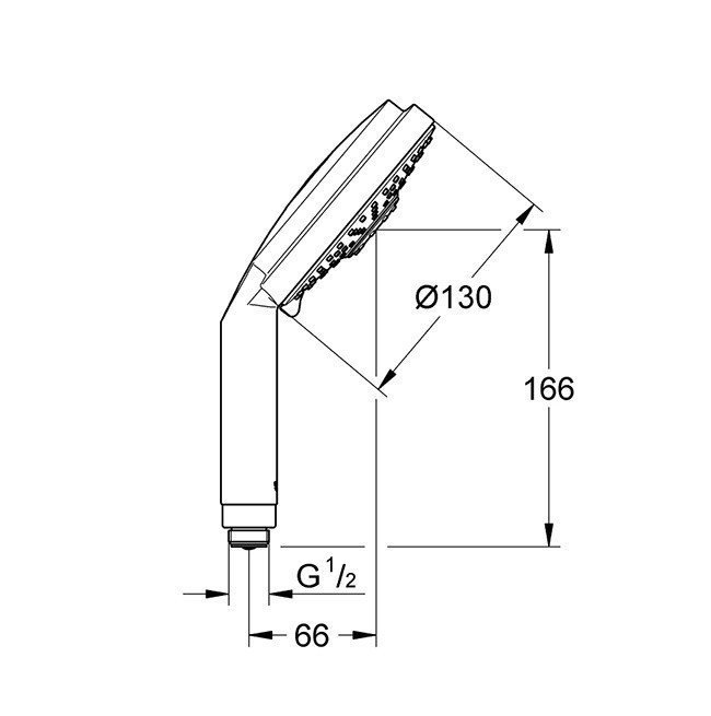 GROHE Rainshower Cosmopolitan 28755000 - Ручной душ 130 мм | 3 режима ...