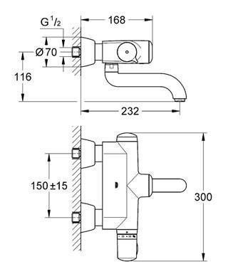 Grohe Europlus E 36240001 Сенсорный бесконтактный смеситель для ...