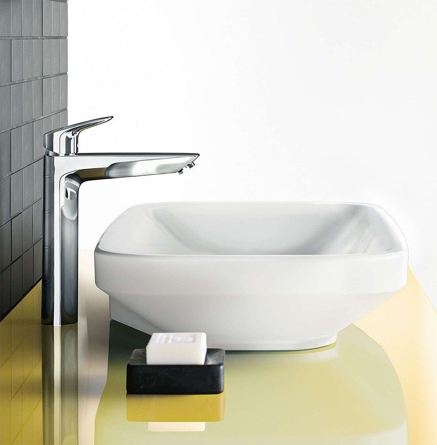 Hansgrohe Logis 71090000 - Высокий смеситель для раковины (хром ...