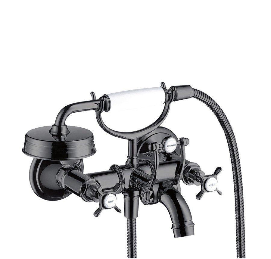 AXOR Montreux 16540330 Смеситель для ванны (Полированный черный хром ...