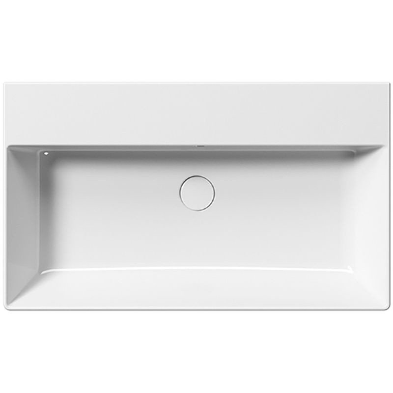 GSI Kube X 9422011 Раковина накладная | подвесная 80*47 см (белый ...