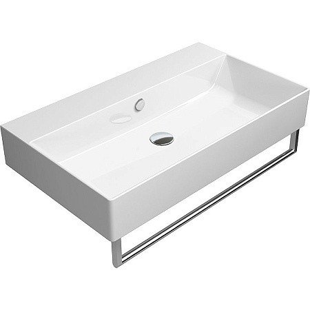 GSI Kube X 9422011 Раковина накладная | подвесная 80*47 см (белый ...