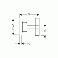 Hansgrohe Axor Citterio 39400000 Смеситель для ванны | 🛀 SANTEHMAG.RU