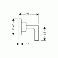 Hansgrohe Axor Citterio 39135000 Смеситель для раковины на 3 отверстия ...