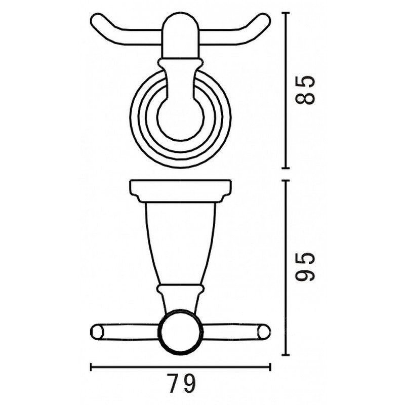 ART&MAX Bianchi AM-E-2601-Cr Двойной крючок для халатов | полотенец ...