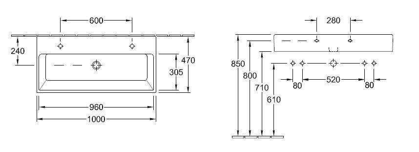 Villeroy&Boch Memento 5133AJS3 Раковина (белый матовый), в магазине ...