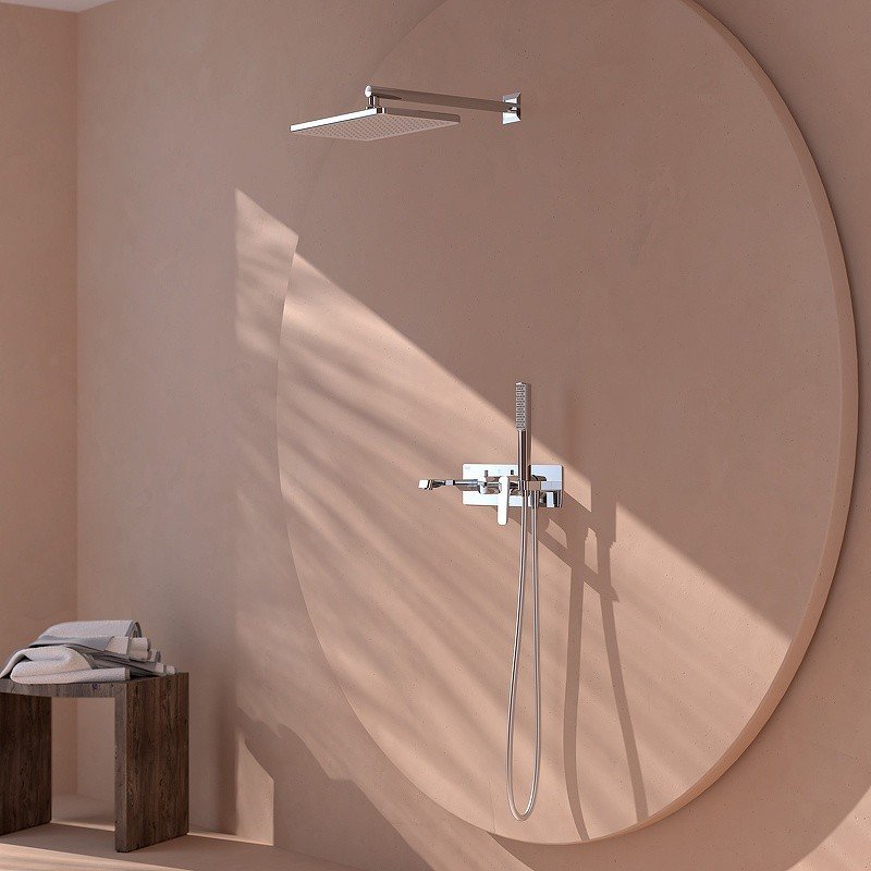 TESKA Life AS3160 Душевая система с изливом, встраиваемая (хром ...