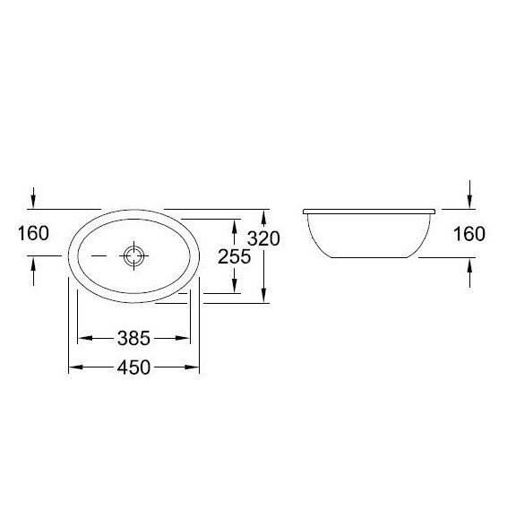 Villeroy&Boch Loop Friends 61610001 Раковина (альпийский белый), в ...