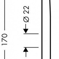 Axor Citterio 27419000 Настенная/потолочная панель для верхнего душа ...