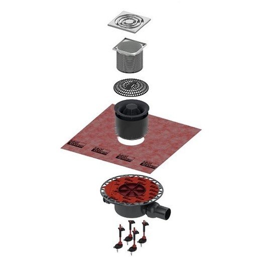 TECE Drainpoint S KDP-S120 Душевой трап с декоративной панелью ...