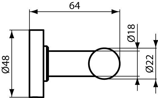 Ideal Standard IOM A9116AA Крючок для одежды, в магазине сантехники ...