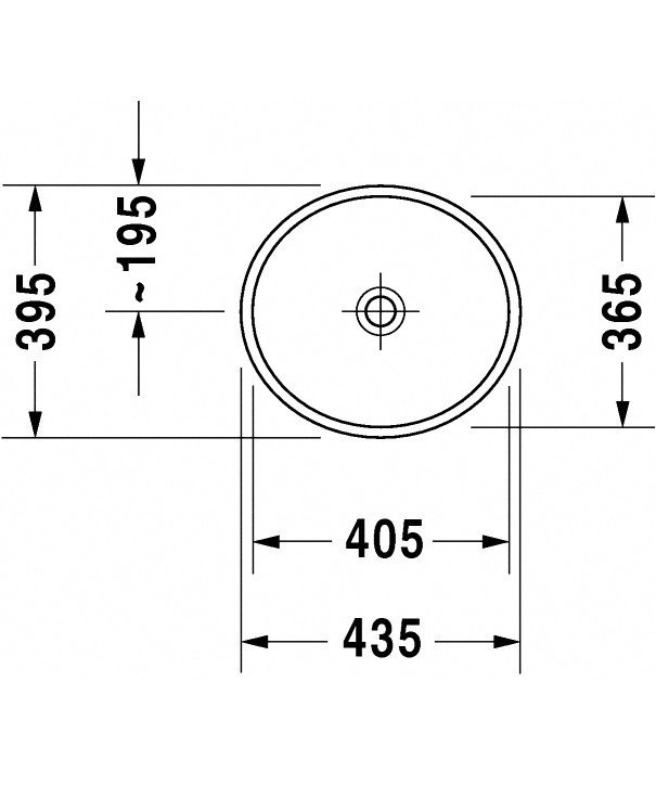 Duravit Starck 2 232144 00 00 Раковина накладная (белый), в магазине ...