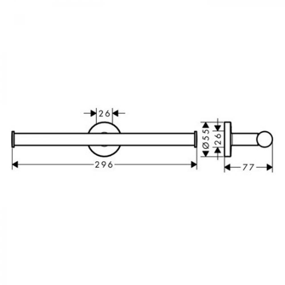 Hansgrohe Logis Universal 41717000 Держатель запасного рулона туалетной