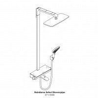 Hansgrohe Raindance E 27113000 - Душевая система Showerpipe 360 1jet ...