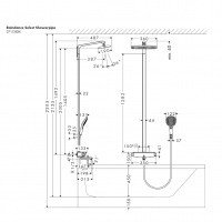 Hansgrohe Raindance E 27113000 - Душевая система Showerpipe 360 1jet ...