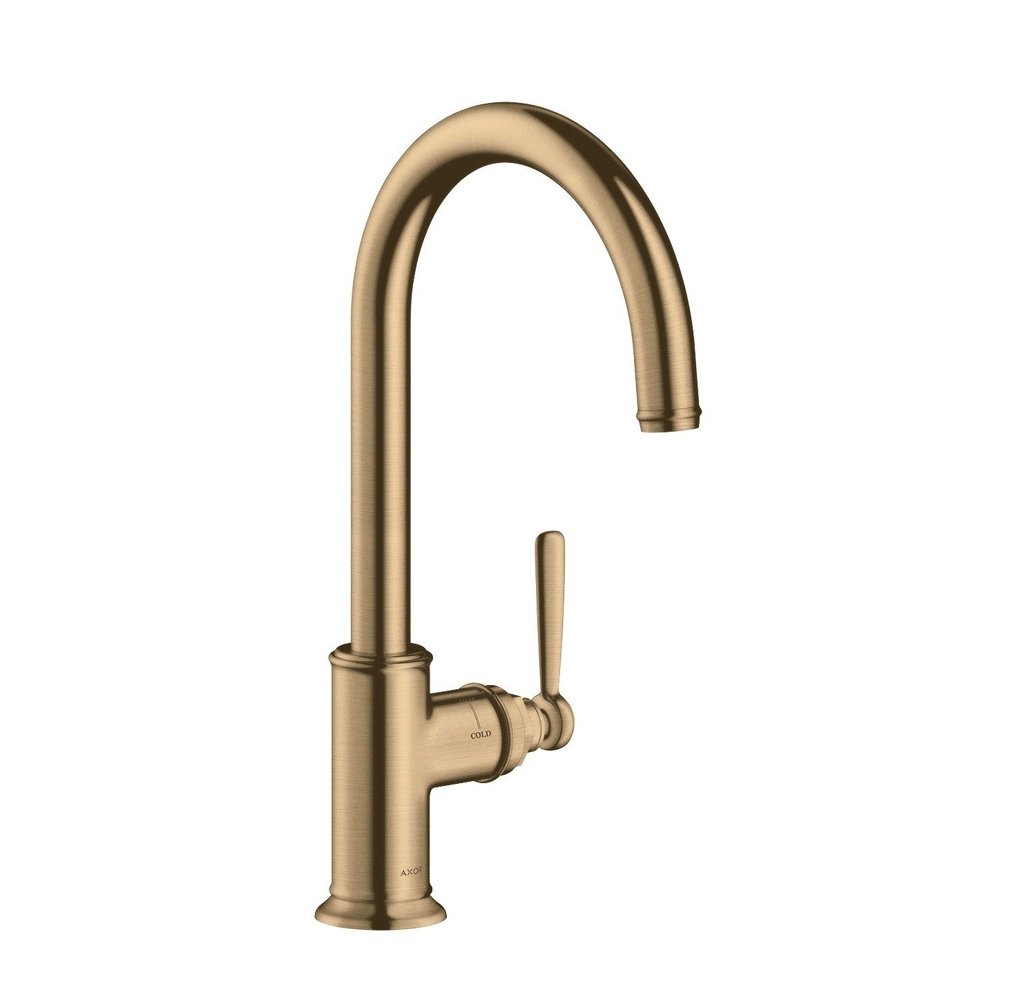 AXOR Montreux 16580140 Однорычажный смеситель для кухни (шлифованная ...