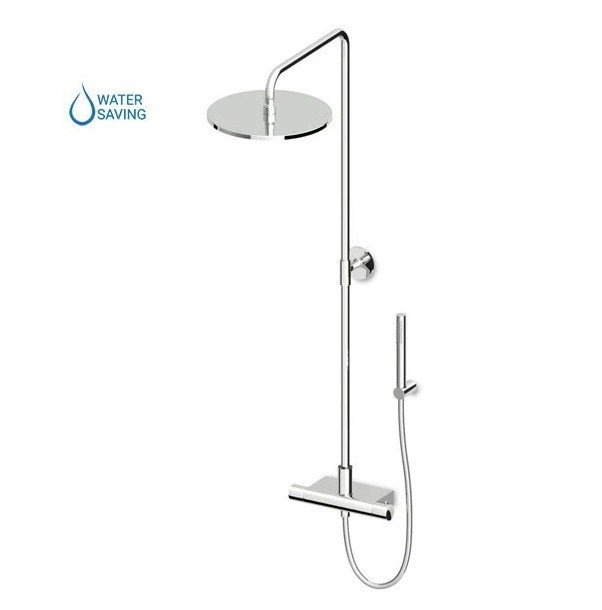 ZUCCHETTI PAN ZD1050 Душевая система с термостатом (хром), купить в ...