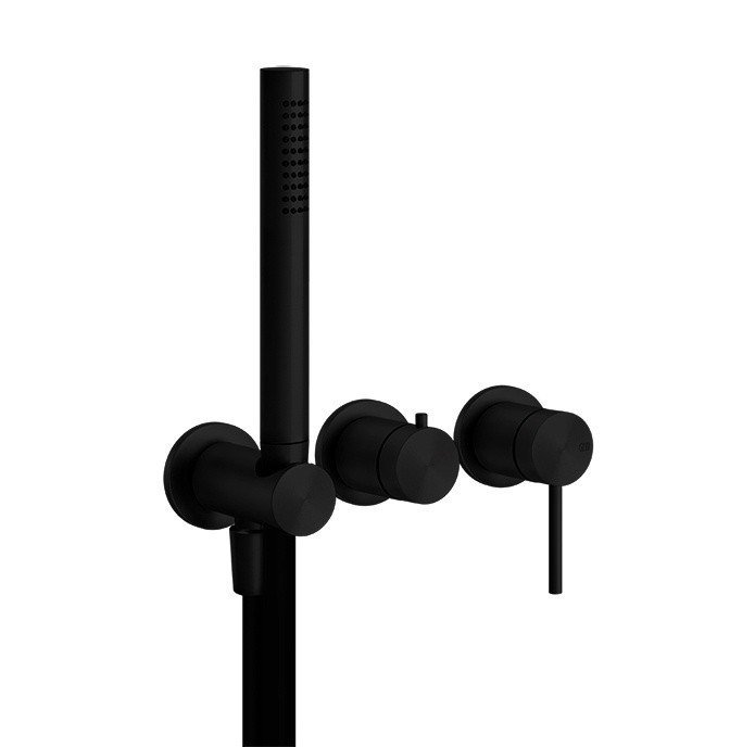 Gessi 316 SHOWER 54039.299 Смеситель для ванны - внешняя часть (чёрный ...