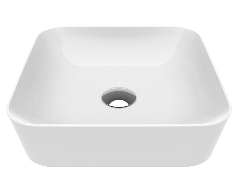 Creavit Ultra UL040-00CB00E-0000 Раковина накладная 400*400 мм (белый ...