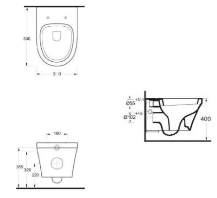 BeWash Metison 78343601 Унитаз подвесной с функцией биде | крышка ...