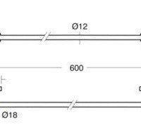 Ideal Standard IOM A9118AA Полотенце-держатель, 60 см, в магазине ...