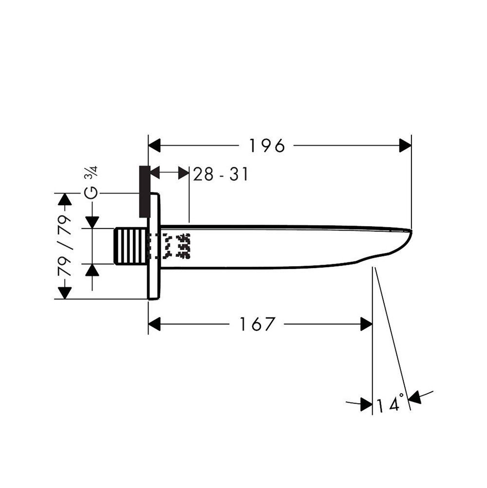 Hansgrohe PuraVida 15412000 - Излив для наполнения ванны (хром), купить ...