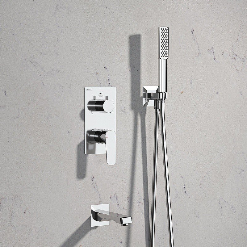 TESKA Ciera Pro AS3360 Душевая система с изливом, встраиваемая (хром ...