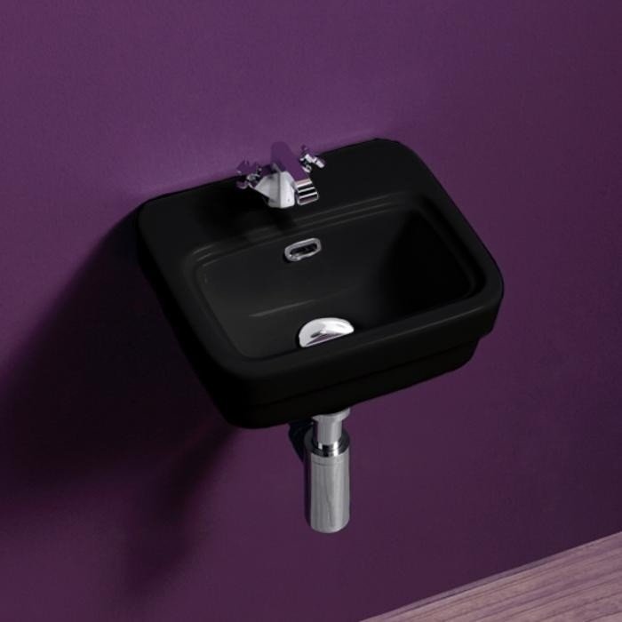 SIMAS Evolution EVO13nero*1 Мини раковина подвесная 31 см (черный), в магазине сантехники ...