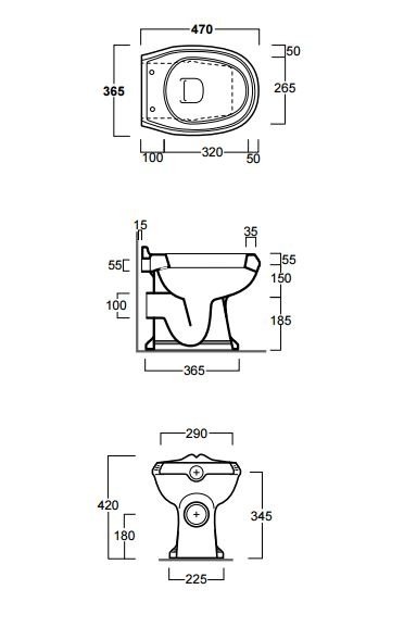 SIMAS Arcade AR811bi напольный унитаз, купить в магазине сантехники SANTEHMAG.RU