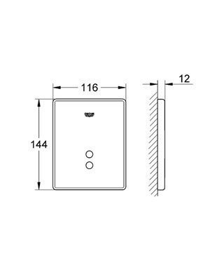 Grohe Skate 37321000 Инфракрасное управление Tectron, в магазине ...