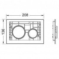 TECE Loop 9240669 Клавиши смыва для унитаза Modular, купить в магазине сантехники Сантехмаг.Ру