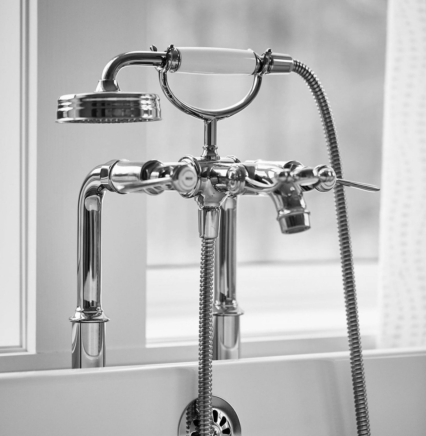 AXOR Montreux 16553000 Напольный смеситель для ванны (хром), в магазине ...