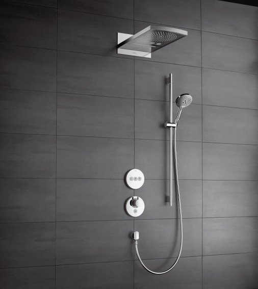 Смеситель Hansgrohe ShowerSelect S 15744000 Термостат, купить в ...