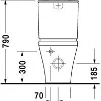 Duravit DuraStyle 215509 00 00 Унитаз-компакт напольный (белый), купить ...